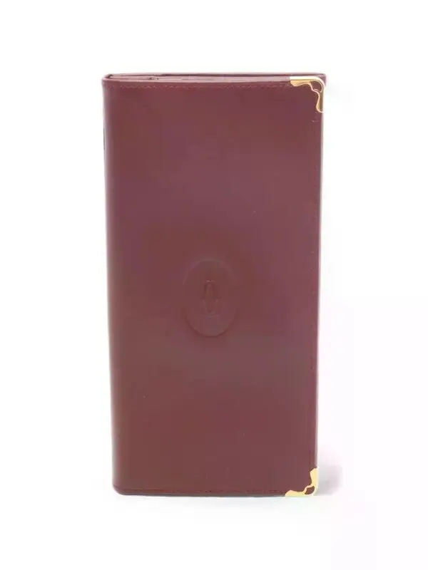 Cartier Mast Line Bi-fold Wallet - Red