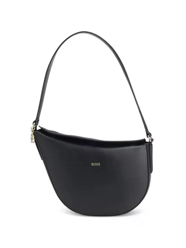 BOSS Logo Plaque Hobo Handbag