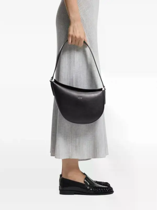 BOSS Logo Plaque Hobo Handbag