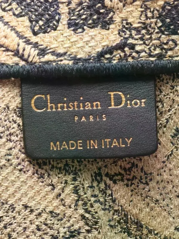 Dior 2000s Book Tote Canvas Tote Bag - Neutrals