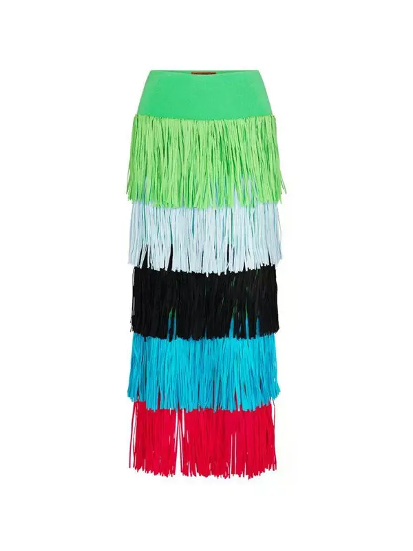 SIMONMILLER Dio Knitted Midi Skirt