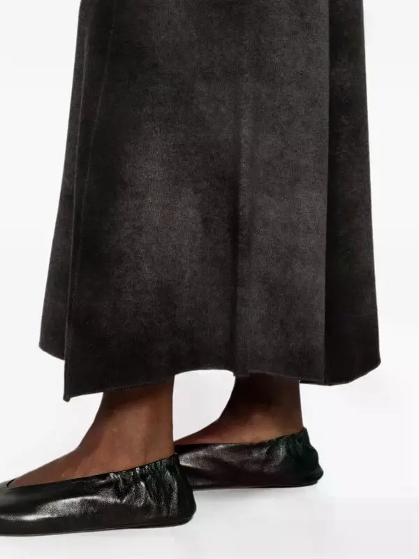 Avant Toi Faded Effect Midi Skirt