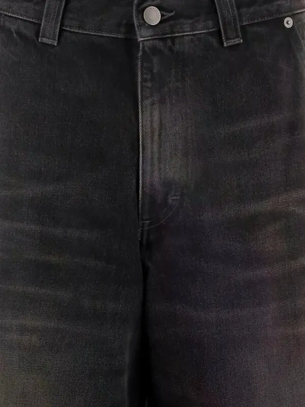 HAIKURE Straight-leg Washed Finish Jeans - Grey