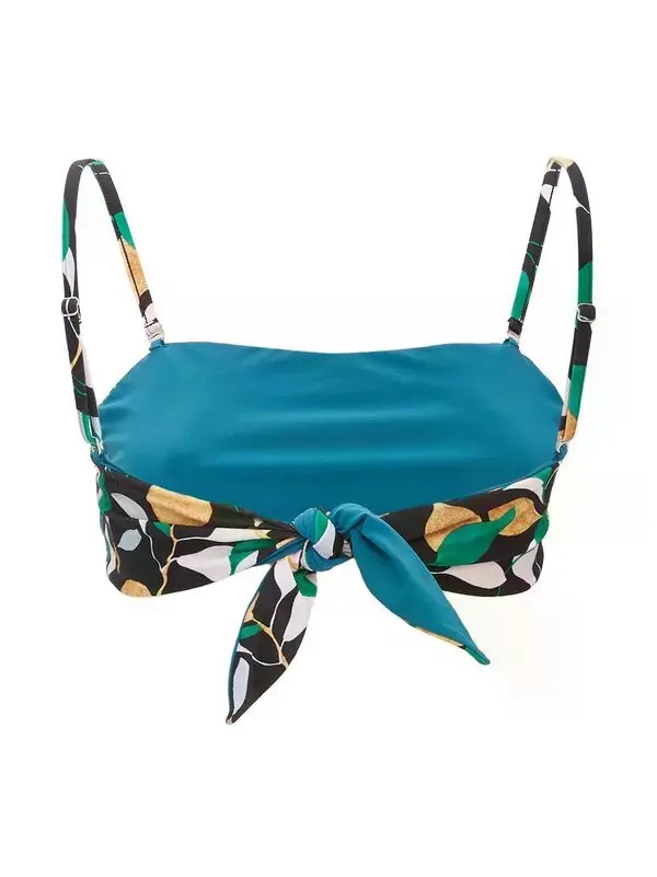 La DoubleJ Reversible Bandeau Bikini Top