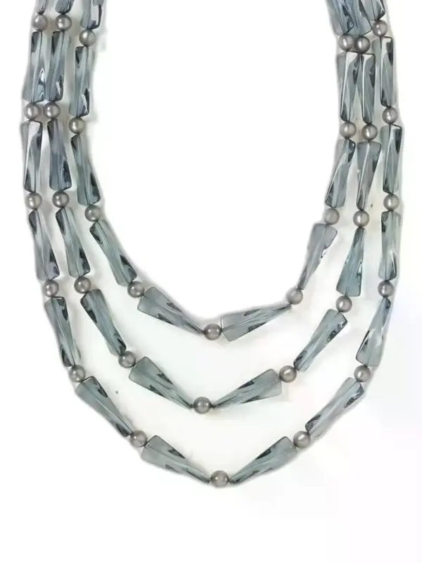 Emporio Armani Beaded Multi-strand Necklace