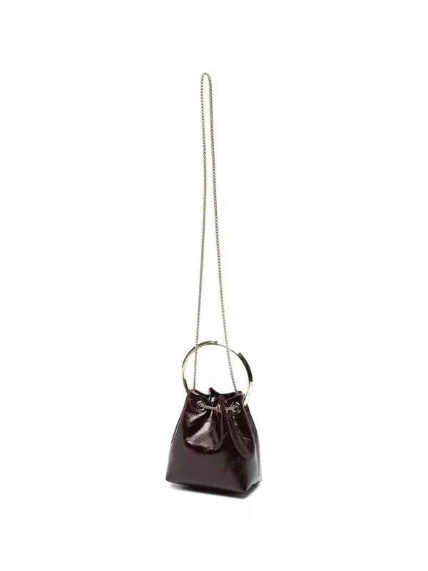 JIMMY CHOO Bon Bon Bucket Bag - Red
