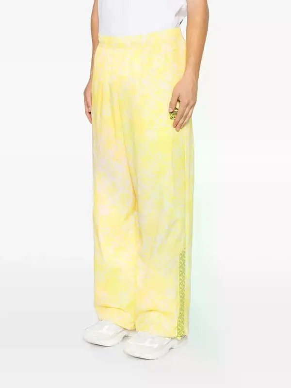 PUMA Logo-patch Track Pants - Yellow
