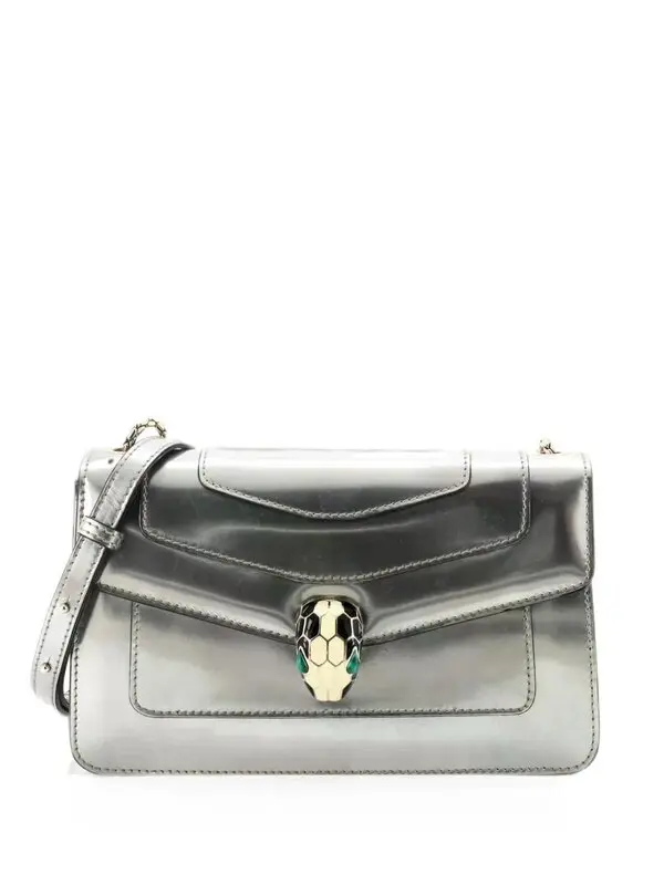 BVLGARI Serpenti Forever Small Shoulder Bag - Metallic
