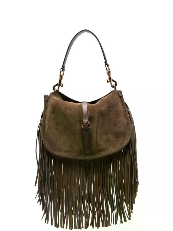 Etro Medium Suede Pony Bag - Green