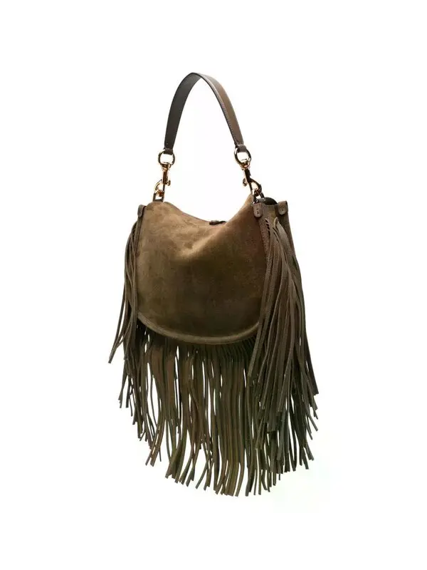 Etro Medium Suede Pony Bag - Green