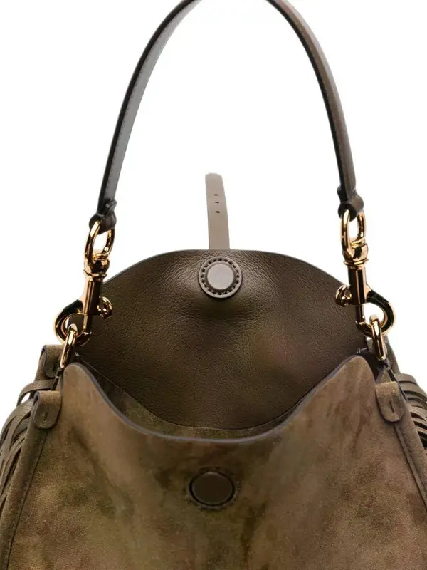 Etro Medium Suede Pony Bag - Green