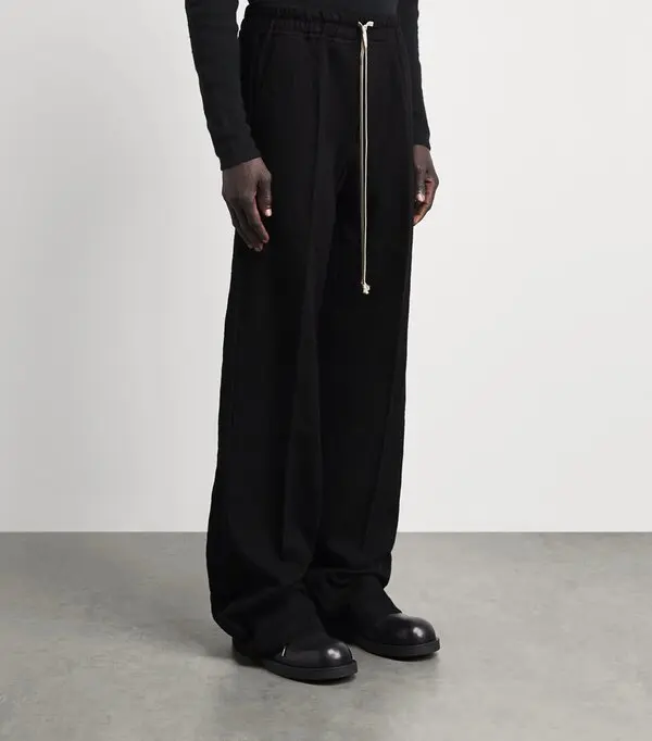 Rick Owens Dietrich Cotton-wool Sweatpants