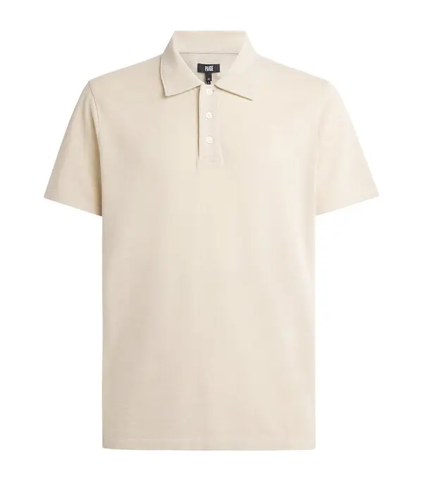 Paige Cotton Demille Polo Shirt - Green
