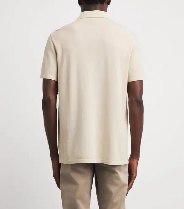 Paige Cotton Demille Polo Shirt - Green