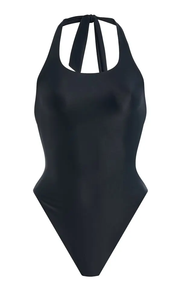 MARE PERPETUA Halterneck One-piece Swimsuit - Black