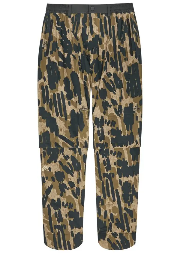 MALBON Tour Divot Camouflage-print Nylon Trousers - Multicoloured