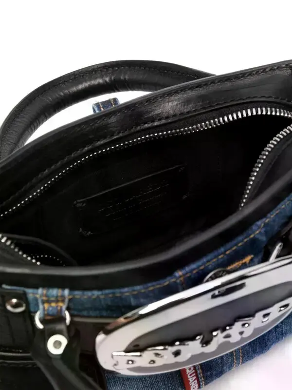 Dsquared2 Denim Patchwork Tote Bag