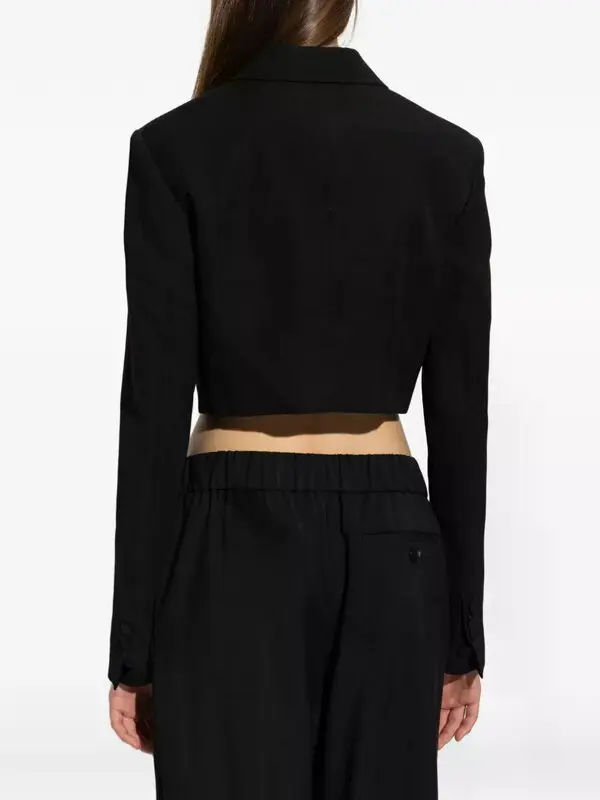 Dsquared2 Cropped Wool Jacket