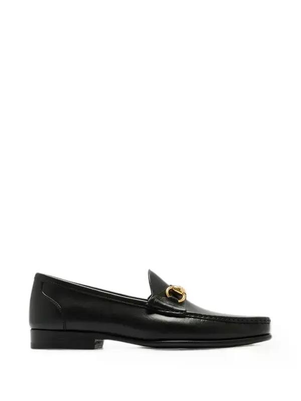 Magnanni Leather Loafers With Gold-tone Hardware
