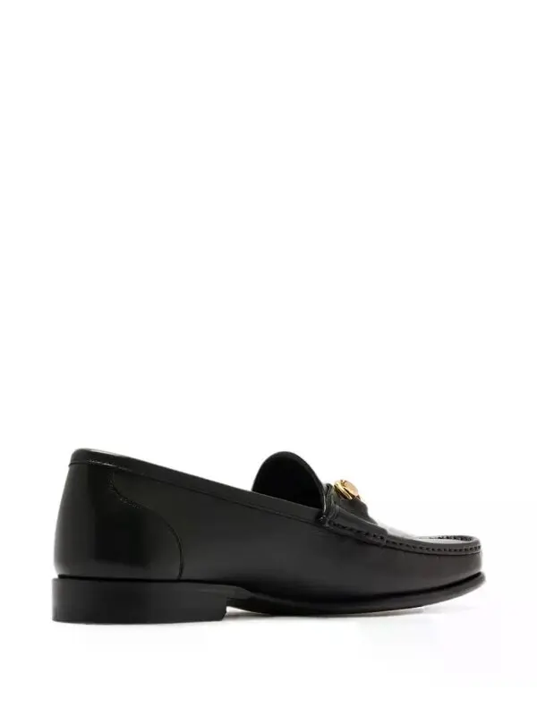 Magnanni Leather Loafers With Gold-tone Hardware