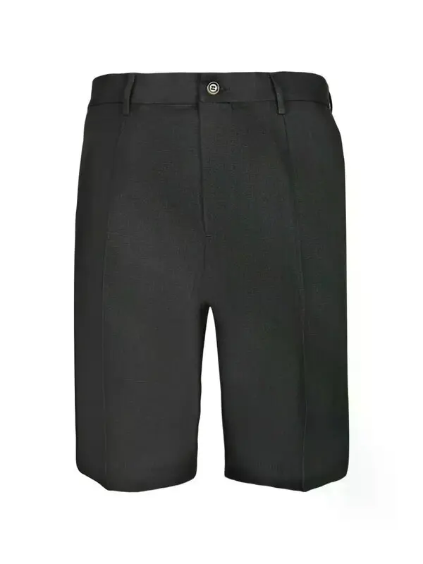 DELL'OGLIO Tailored Shorts With Pressed Crease