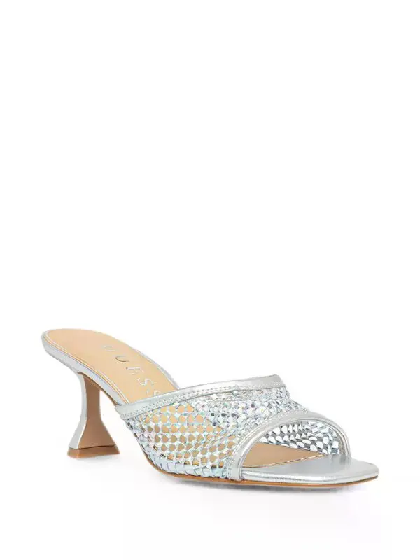 Guess Crystal-embellished Mesh Sandals
