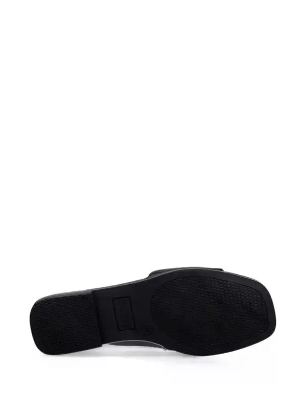 Guess Ramlan Logo-plaque Slides - Black