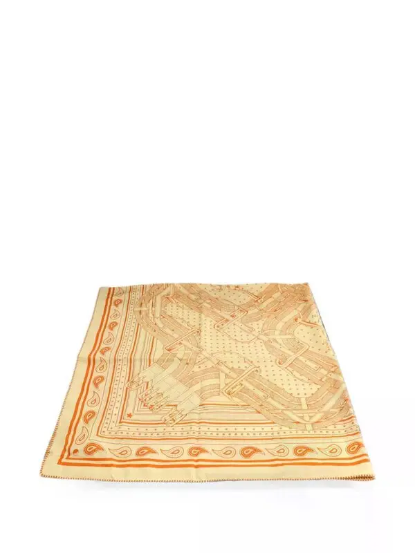 Hermès Equestres Shawl Scarf - Neutrals