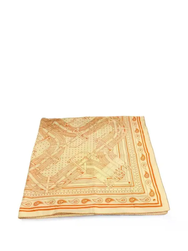 Hermès Equestres Shawl Scarf - Neutrals