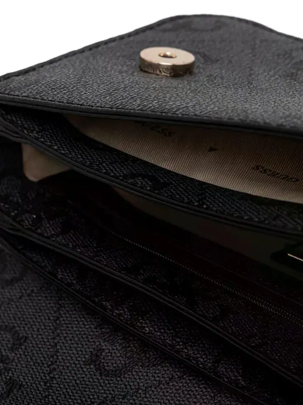 Guess Monogram Horsebit Detail Crossbody Bag