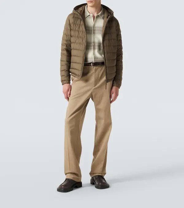 Moncler Solienn Quilted Down Jacket - Green