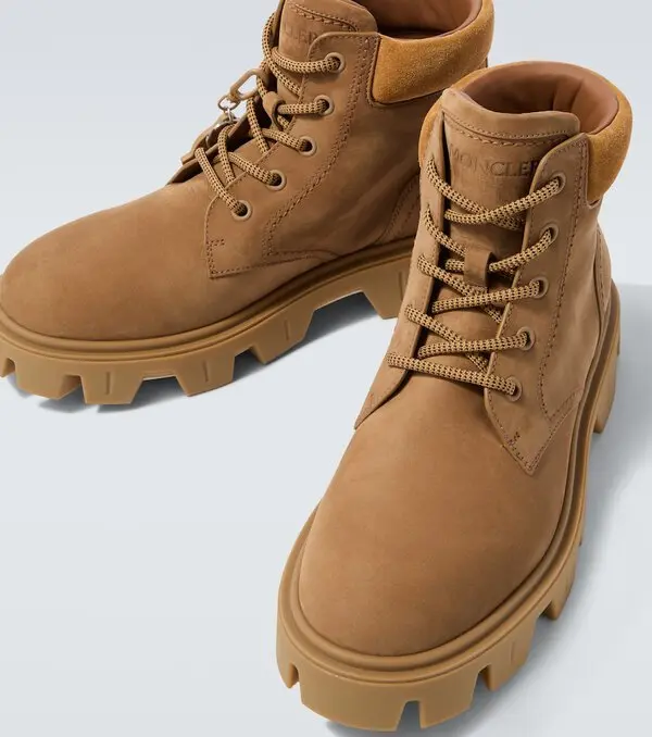 Moncler Peak City Suede Ankle Boots