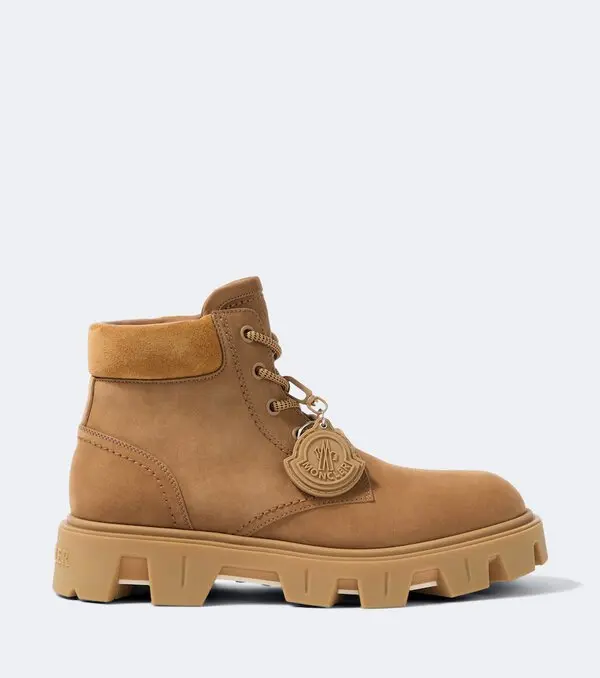 Moncler Peak City Suede Ankle Boots