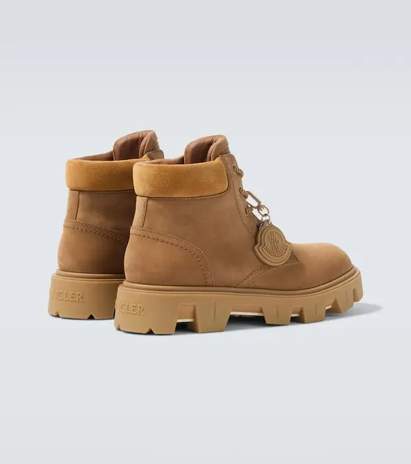Moncler Peak City Suede Ankle Boots