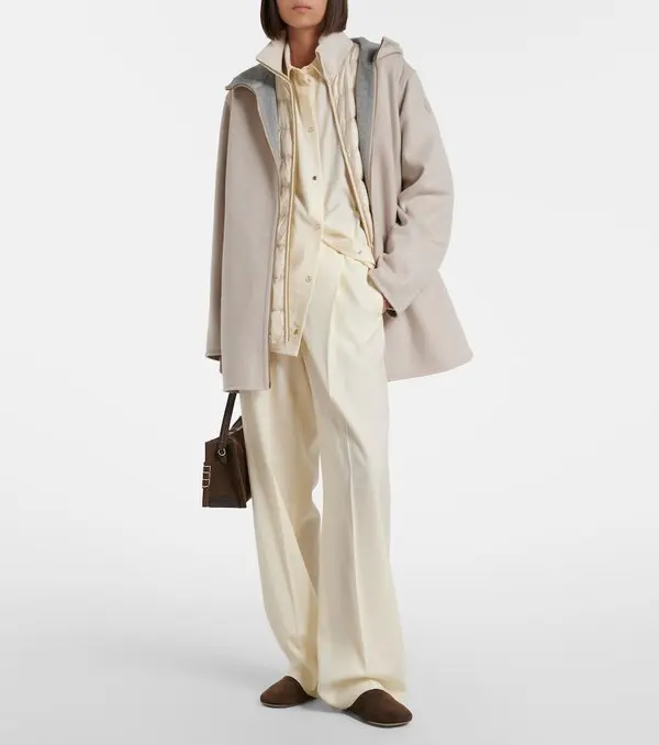 Moncler Hemiptere Wool And Cashmere Jacket