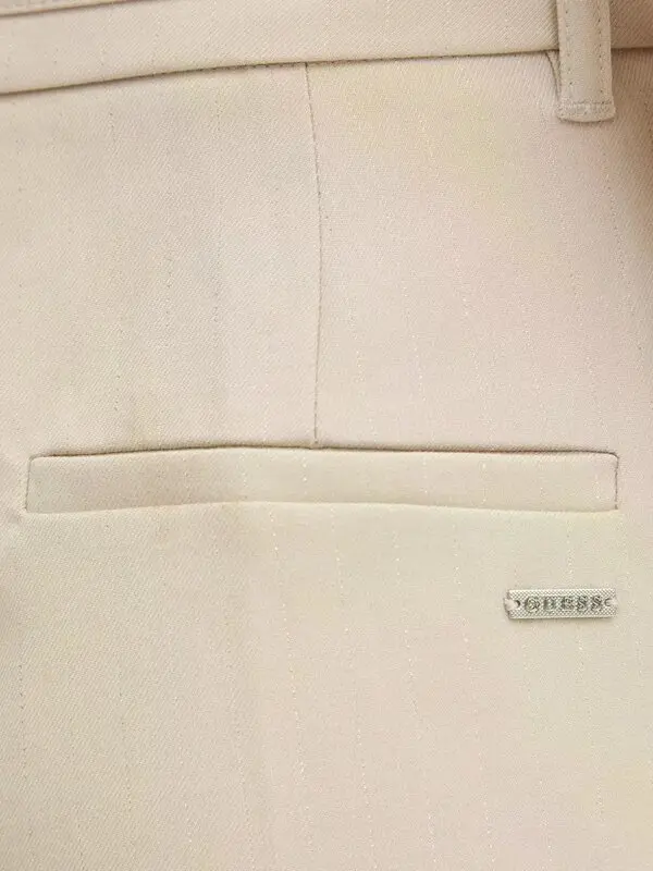 Guess Bruna Pinstripe Pleated Trousers