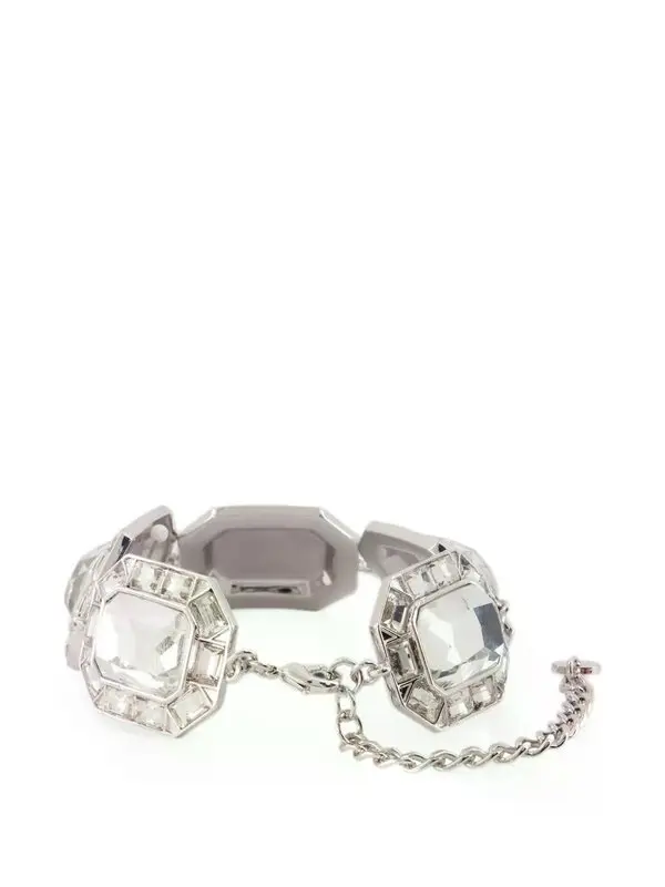 SELF-PORTRAIT Crystal Embellished Chain Bracelet