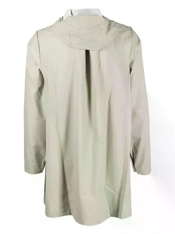 Rains Drawstring Hooded Parka Coat