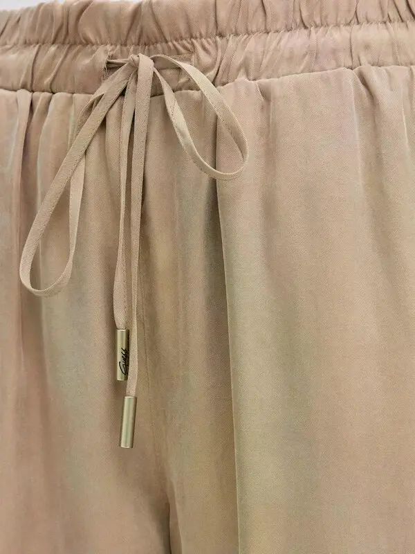 Guess Drawstring Wide-leg Trousers