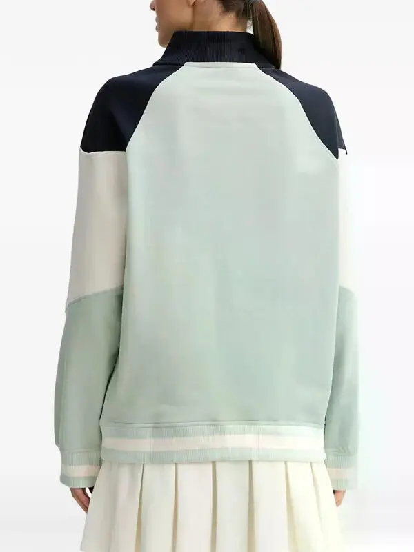 Guess Colour-block Raglan Sleeve Sweater With High Neck