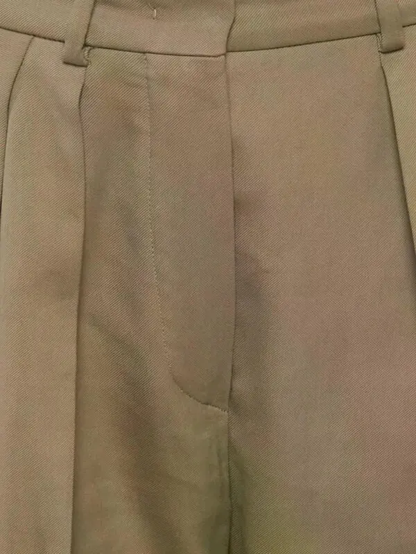 Max Mara Gabardine Cargo Trousers