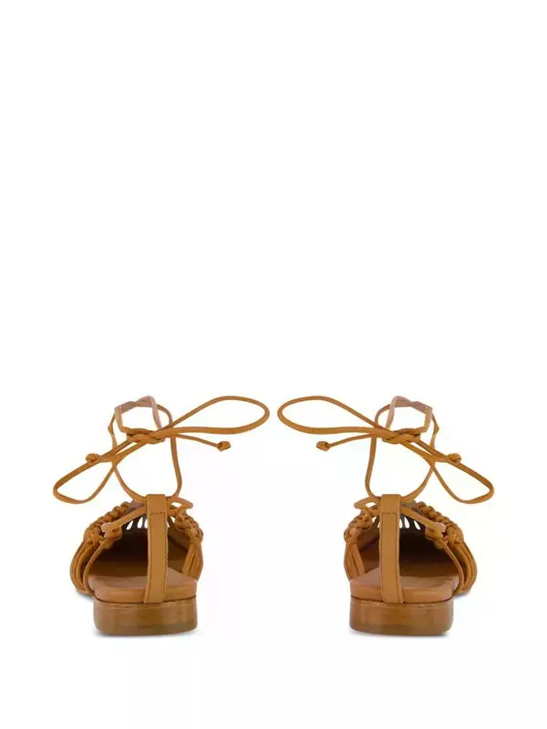 Hereu Mantera Leather Sandals - Brown