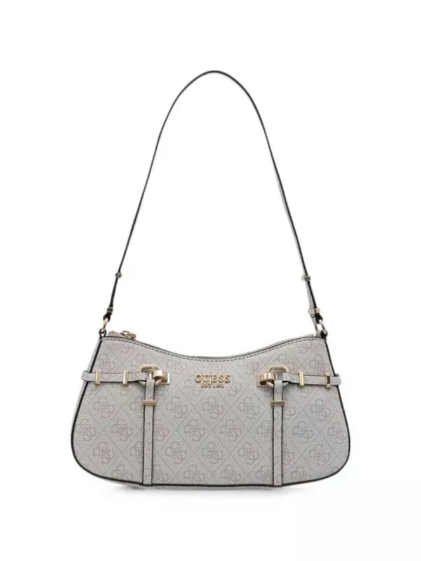 Guess Logo Plaque Buckle Detail Tote Bag - Grey
