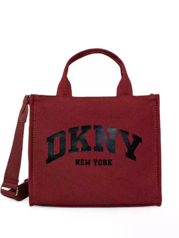 Dkny Logo Print Tote Bag - Red