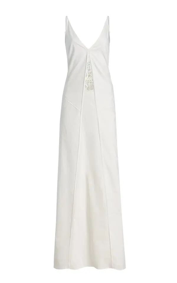 SIR. Klara Cotton Maxi Dress - Ivory