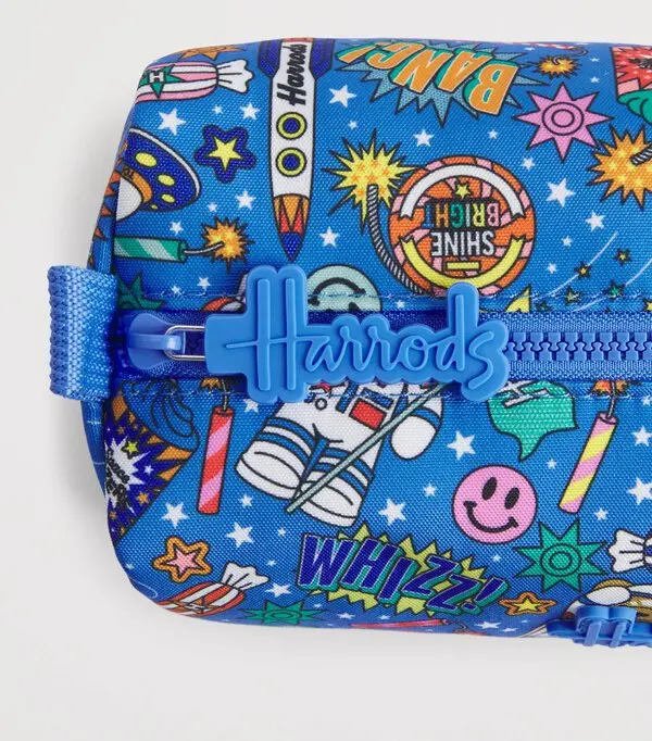 Harrods Pop Rocket Wash Bag - Blue