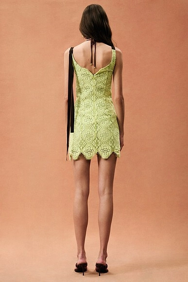 Attico Lace Mini Dress