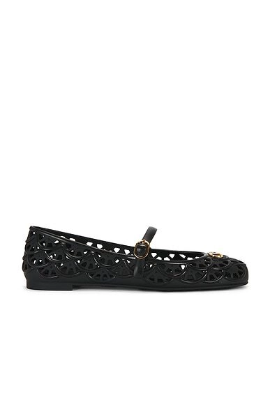 Valentino Garavani Ondette Ballerina Flats - Nero