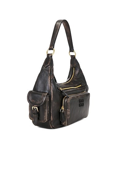 Miu Miu Nappa Old Shoulder Bag
