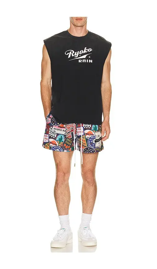 RYOKO RAIN Patch Collection Shorts
